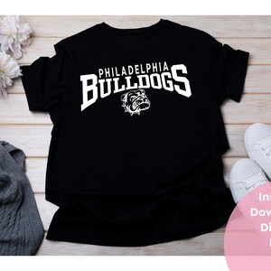 Philadelphia Bulldogs Football SVG Cut File for Cricut - Etsy