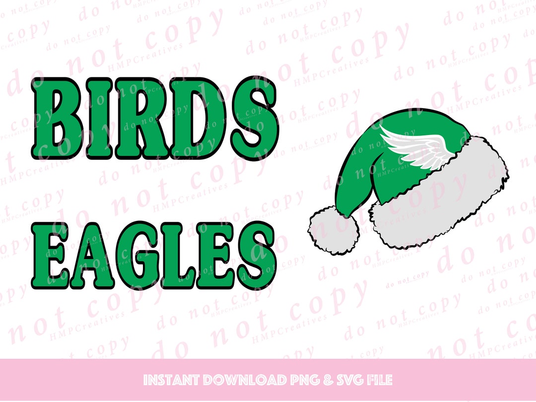 Philadelphia Football Christmas Santa Hat SVG Cut File & PNG ...