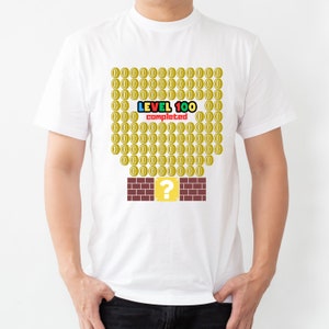 Level 100 Completed Video Game Coins 100th Day of School SVG Cut File ...