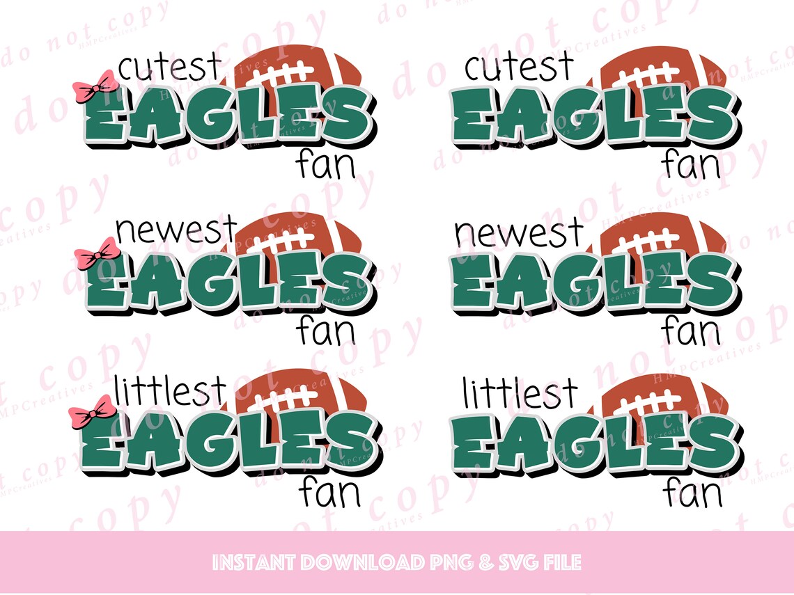Philadelphia Football Baby Littlest Cutest Newest Eagles Fan With and ...