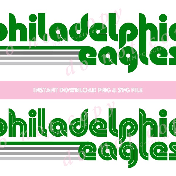 Philadelphia Eagles Svg - Etsy