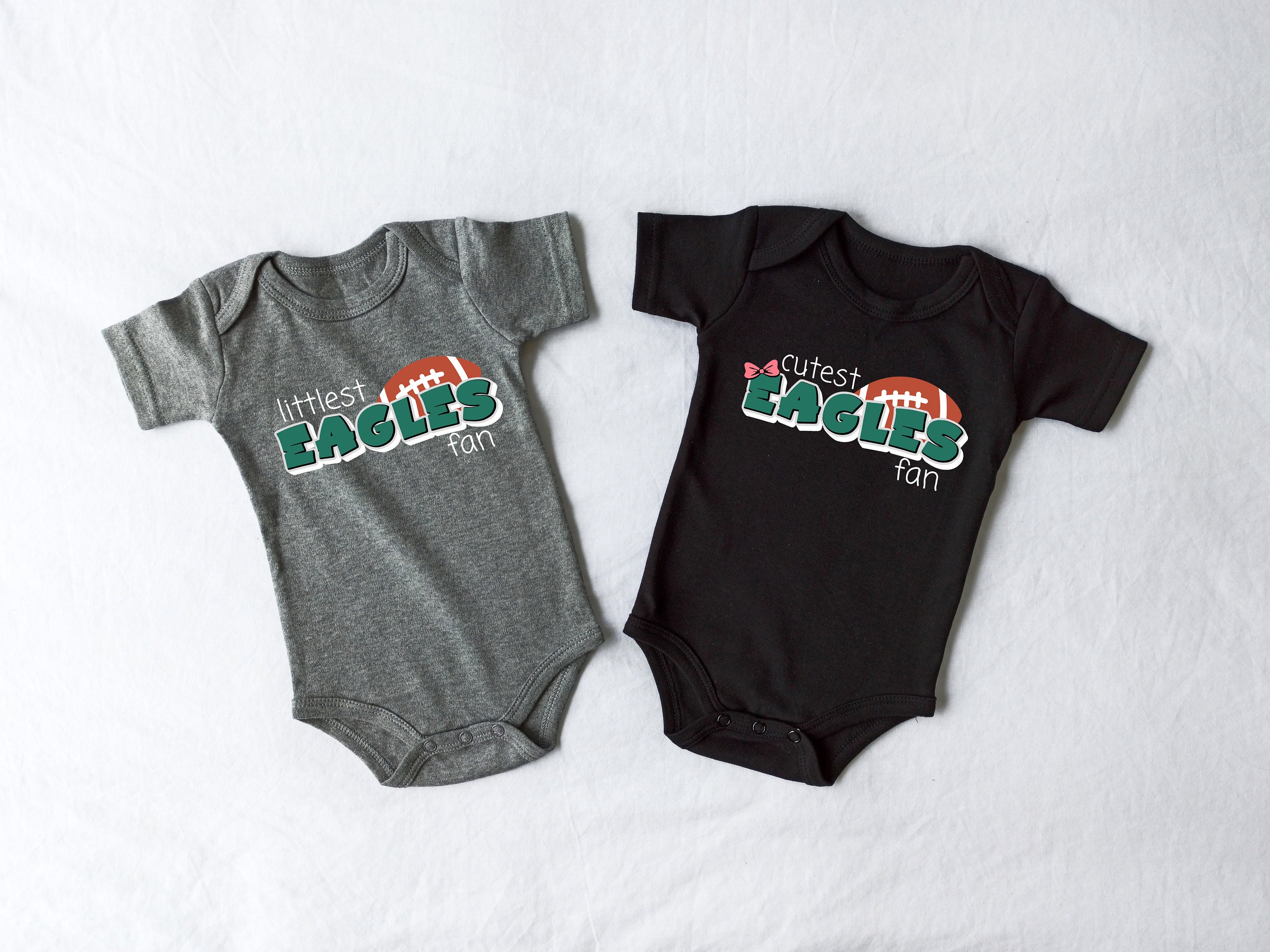 Philadelphia Football Baby Littlest Cutest Newest Eagles Fan With and ...