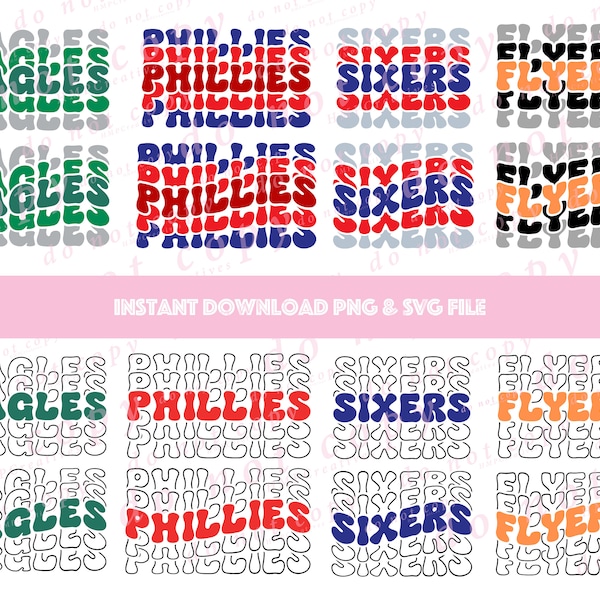 Philadelphia Eagles Font - Etsy