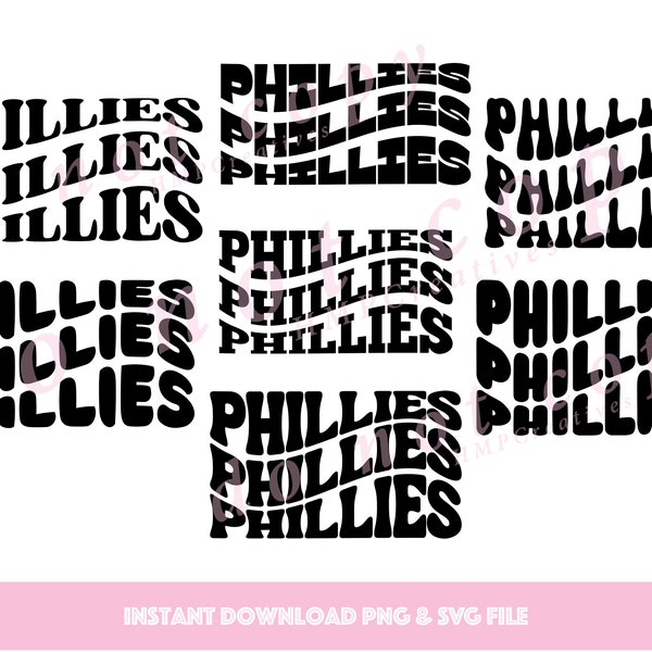 Philadelphia Phillies Font - Etsy