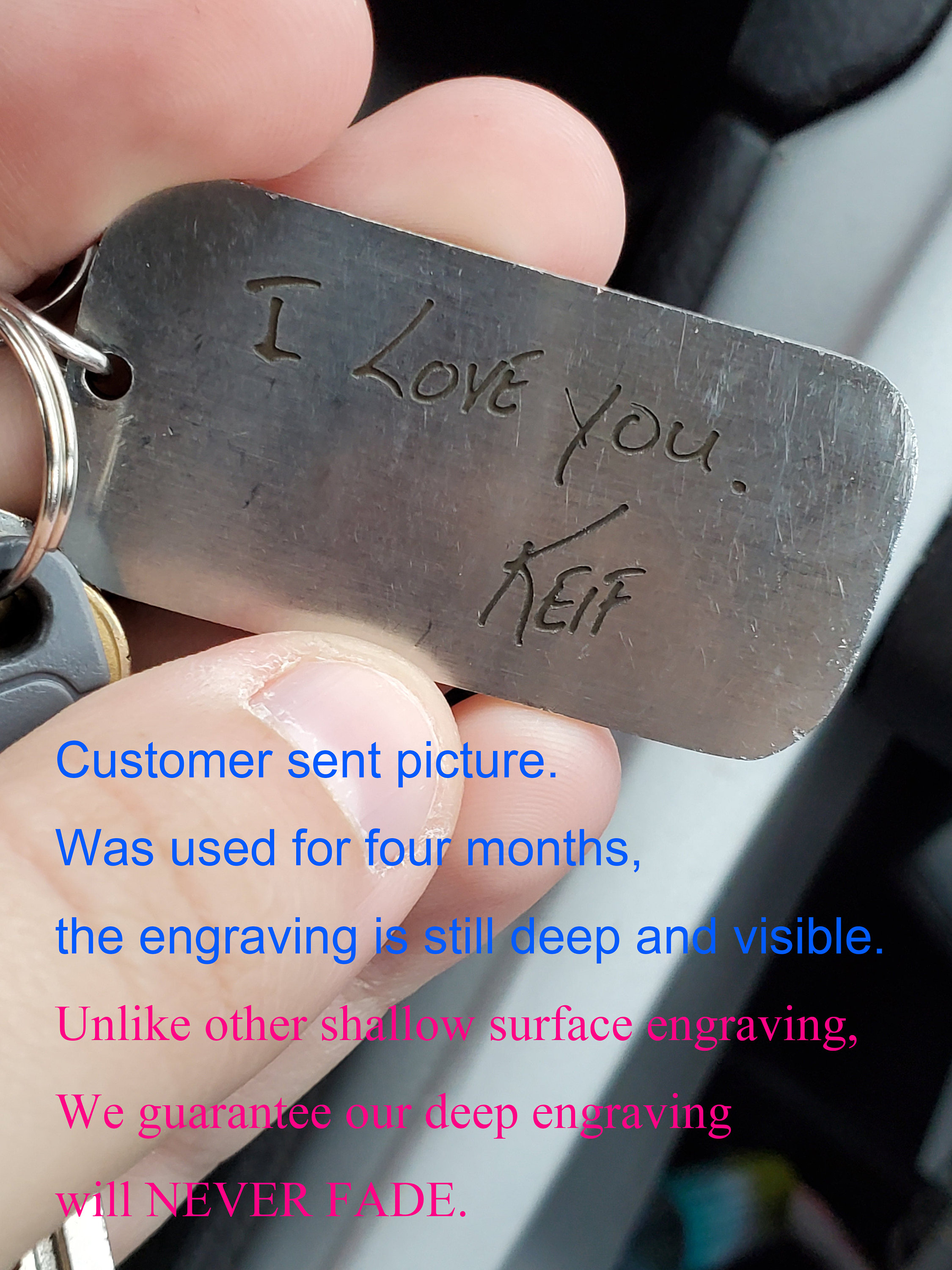 Custom cat id tag double sided pet id tag personalized fish | Etsy