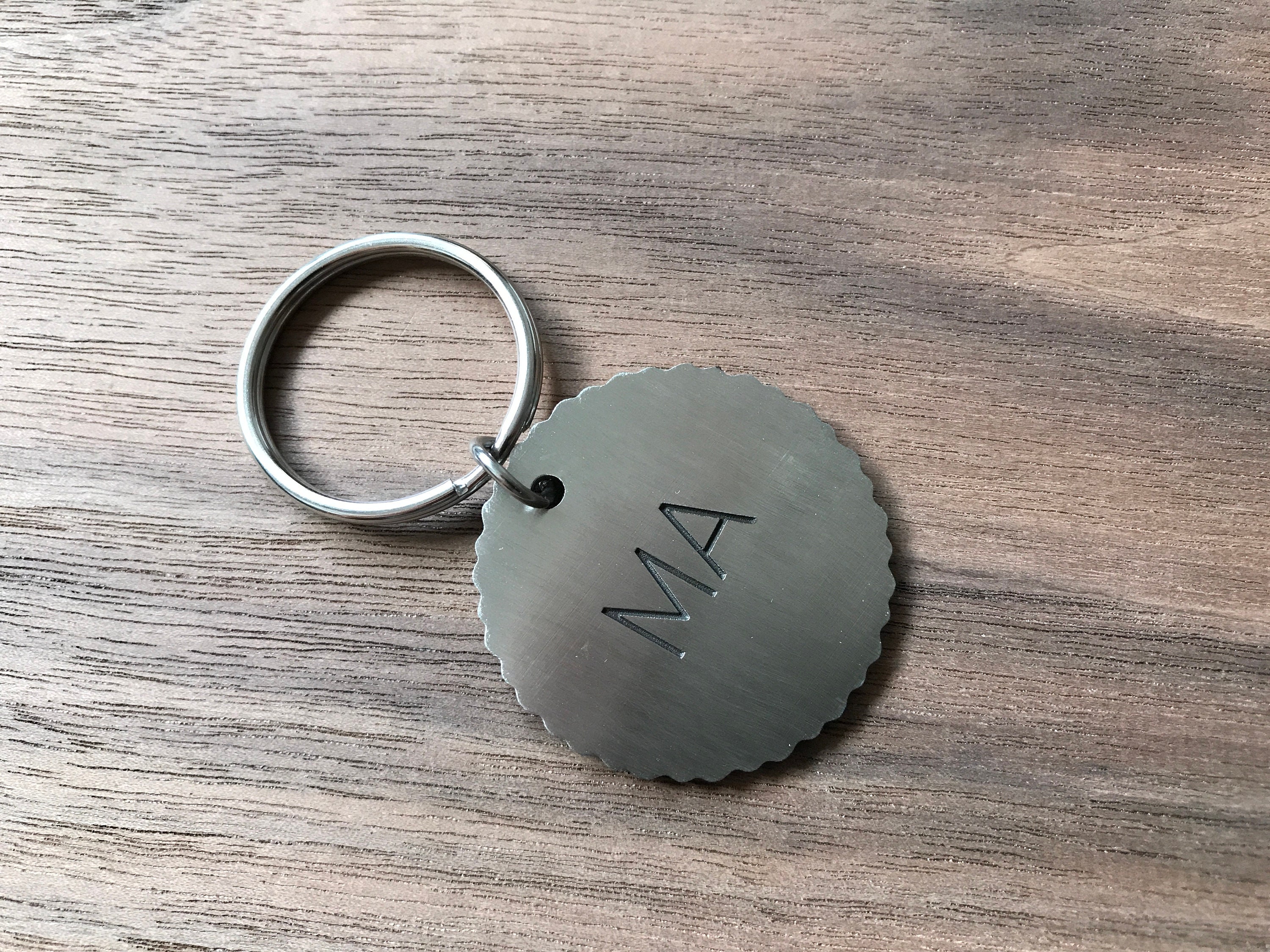 Fingerprint keychain key chain cute keychain couples gift | Etsy