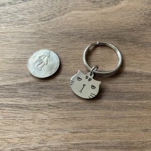 Personalized Cat Tag, Cat Name Tag, Custom Cat Tag, Cat ID Tag, Pet ...
