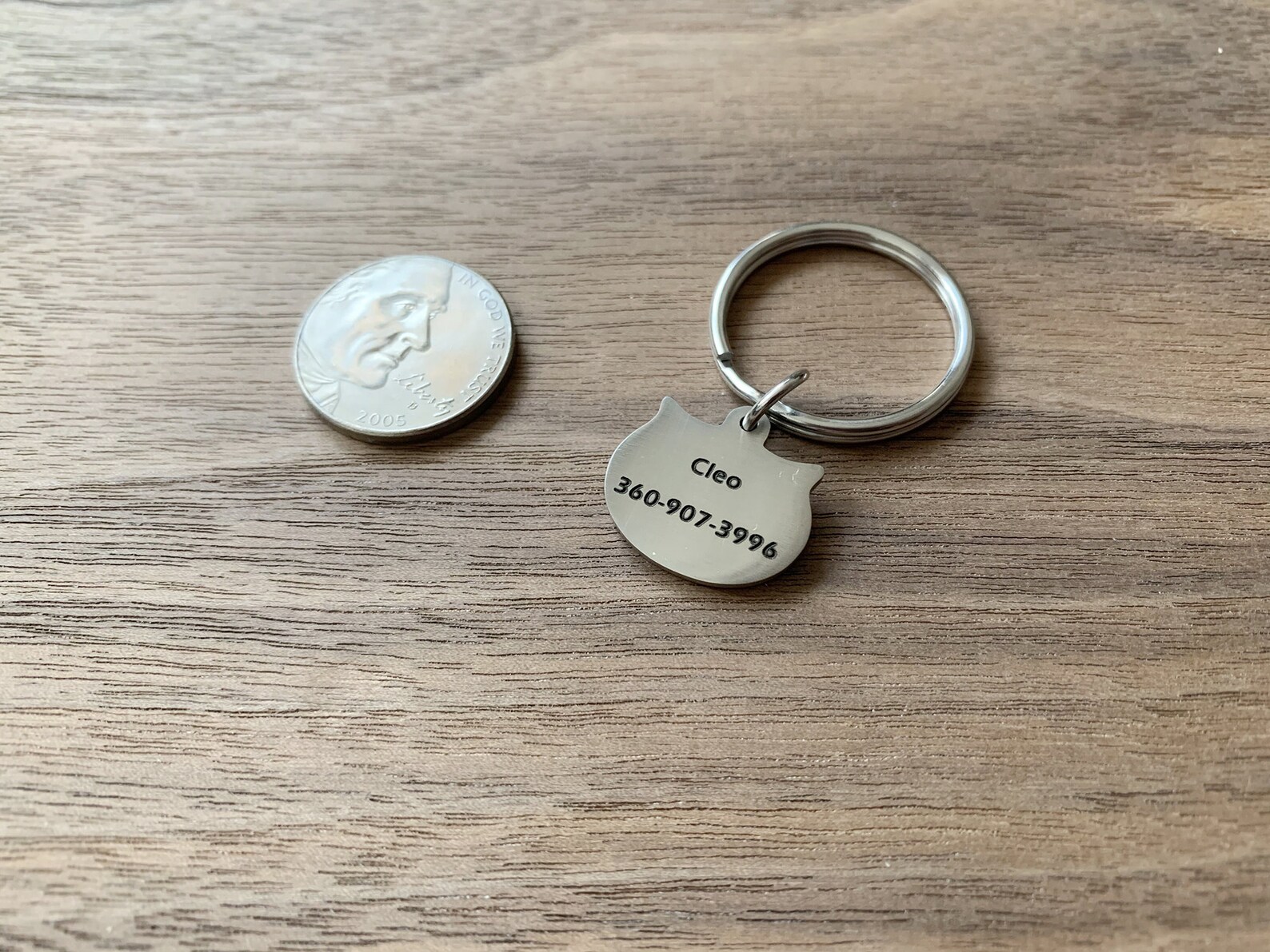 Personalized Cat Tag Cat Name Tag Custom Cat Tag Cat ID - Etsy