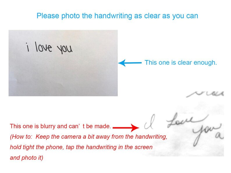 Signature Keychain Actual Handwriting Keychain Personalized - Etsy