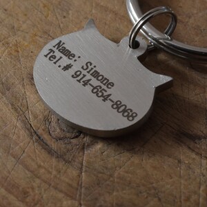 Personalized Cat Tag, Cat Name Tag, Custom Cat Tag, Cat ID Tag, Pet ...