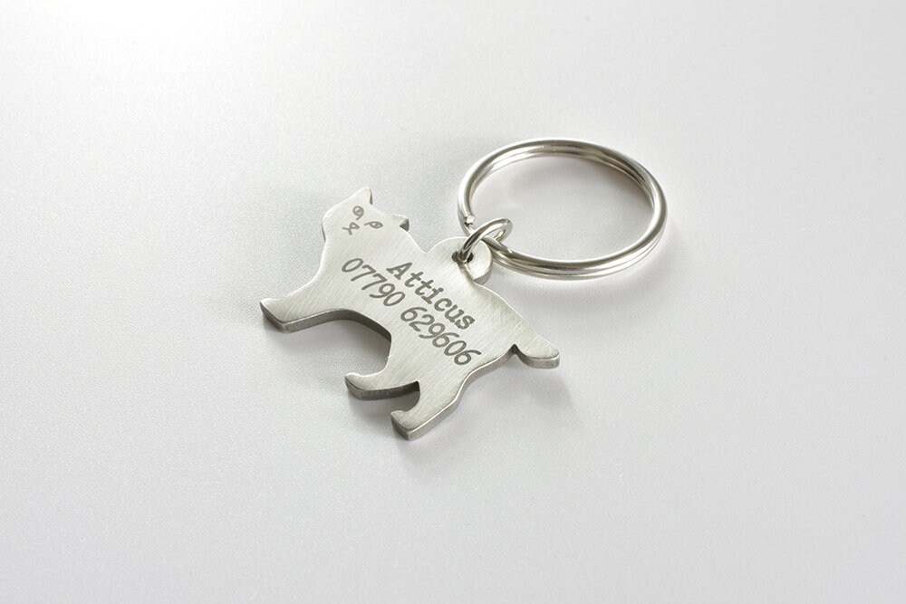 Cat Tag Personalized Cat Id Tag Custom Cat Collar Tag Cat - Etsy