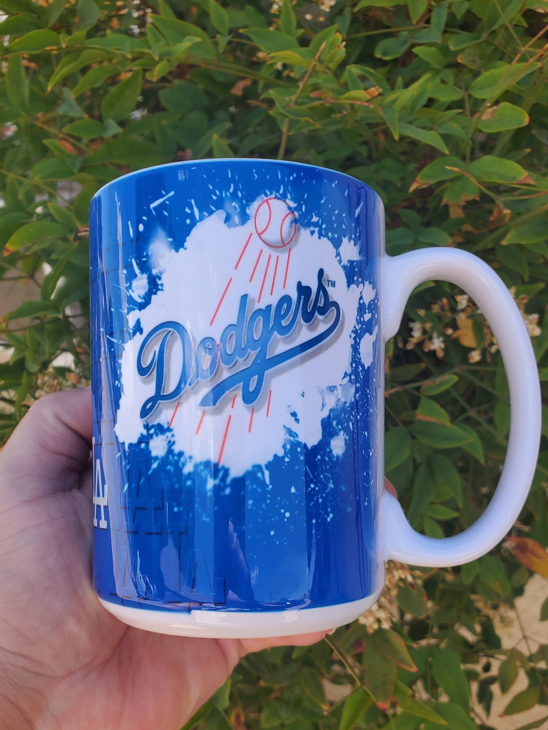 Los Angeles Dodgers Coffee Cup - Etsy
