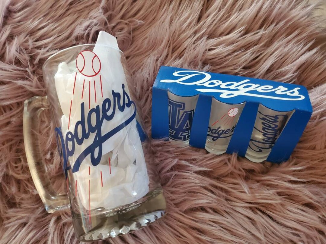 Los Angeles Dodgers Beer Mug & Shot Glass Set - Etsy