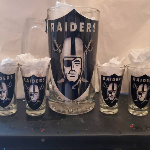 Raider Beer Mug Shot Glass Set - Etsy