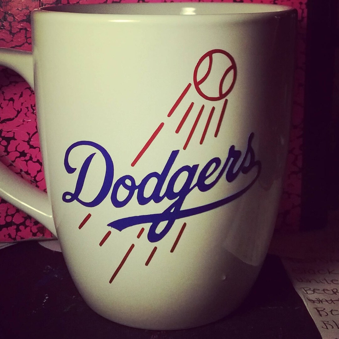 Los Angeles Dodgers Coffee Cup - Etsy