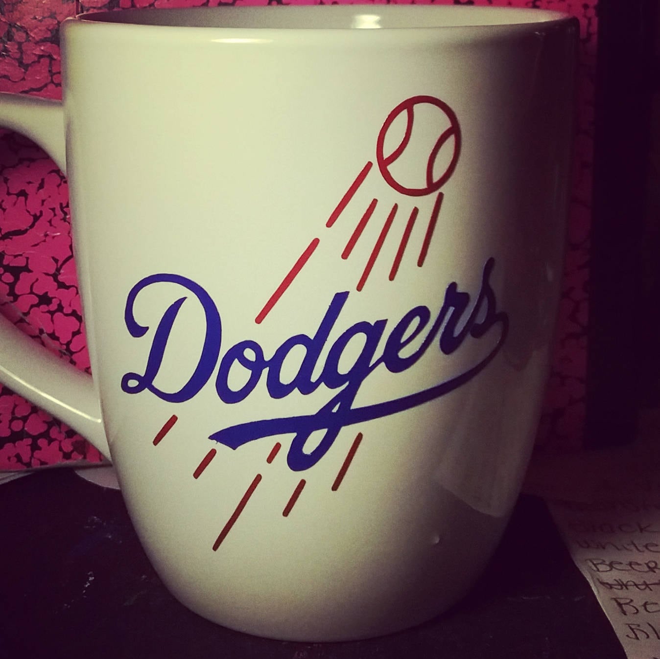Los Angeles Dodgers Coffee Cup | Etsy