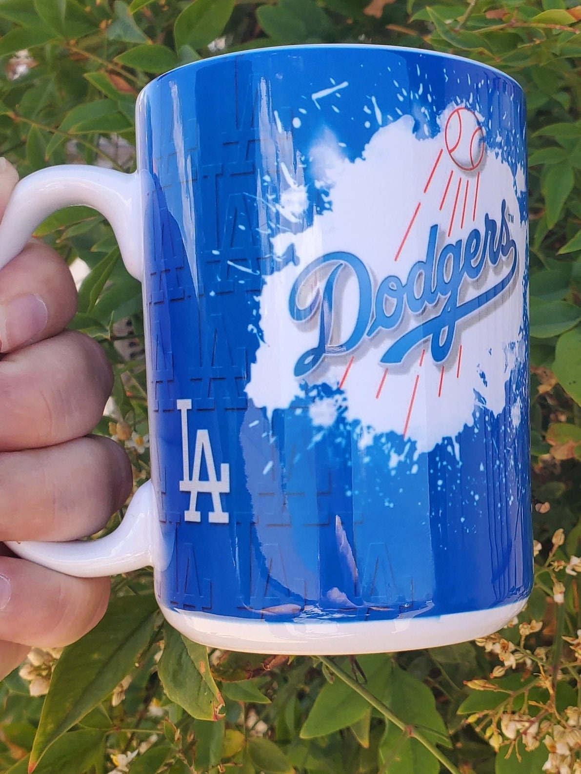 Los Angeles Dodgers Coffee Cup - Etsy