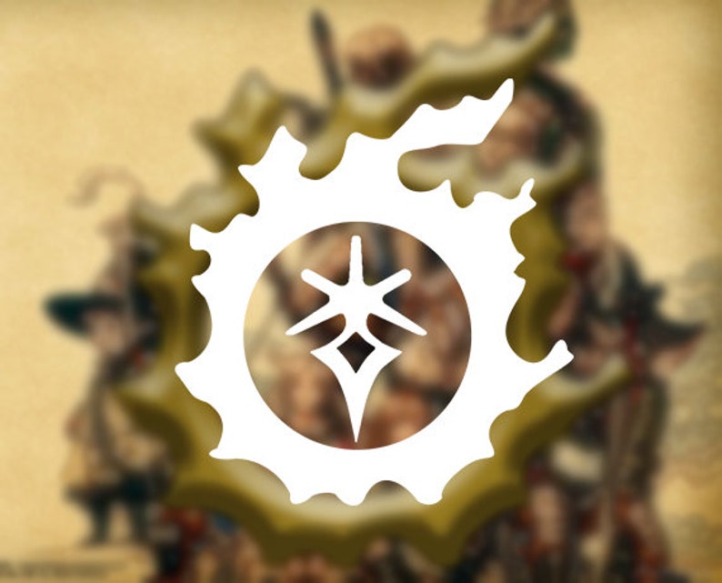 FFXIV - Dark Knight in Main Scenario Quest Icon (DRK) Vinyl Decal | Car ...