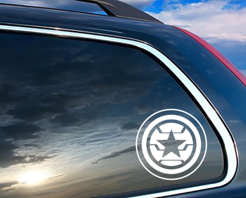 Marvel Winter Soldier Symbol Vinyl Decal Car Decal | Etsy