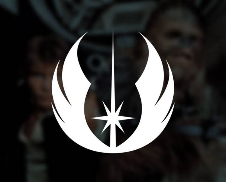 Jedi Order Insignia Decal Vinyl Car Decal Laptop Decal | Etsy