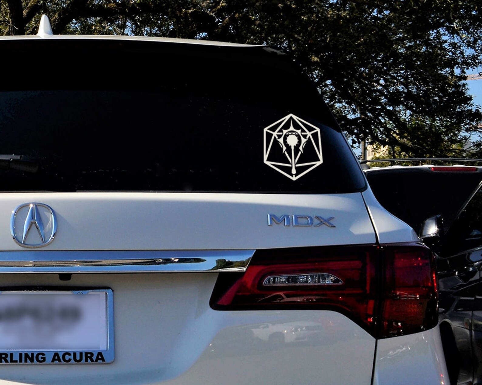 Dnd Cleric Symbol in D20 Vinyl Decal Car Decal Laptop - Etsy