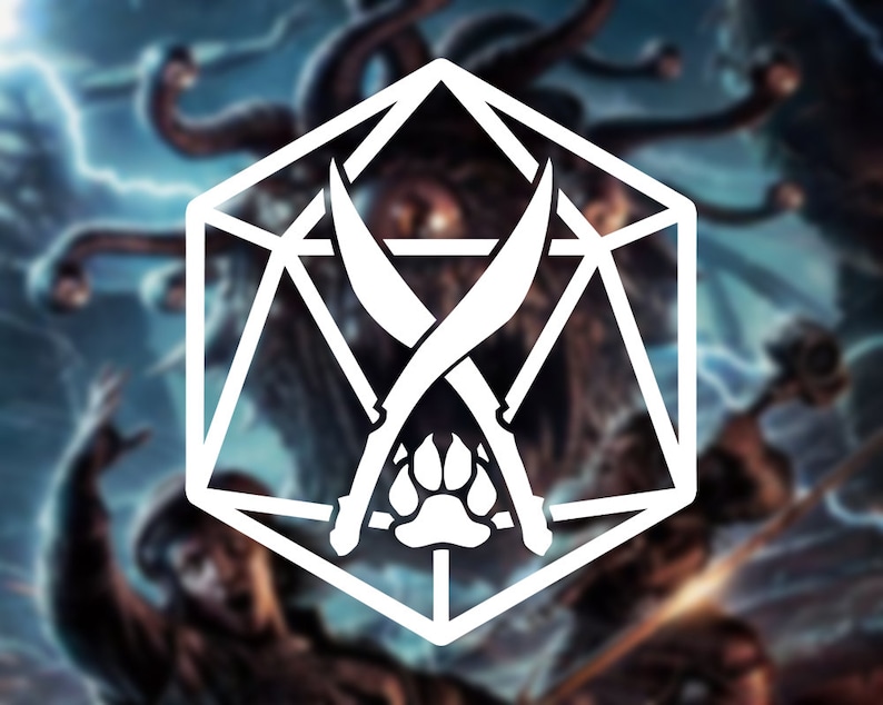 Dnd Ranger Symbol in D20 Vinyl Decal Car Decal Laptop - Etsy