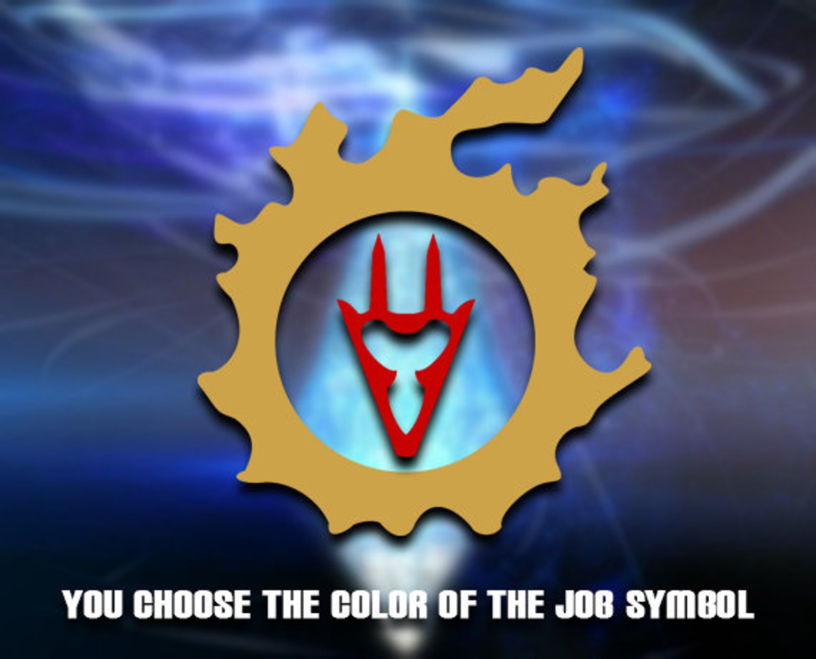 FFXIV - Dragoon in Main Scenario Quest Icon (DRG) (dual Color Gold MSQ ...