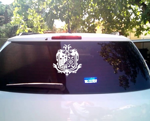 Monster Hunter World Emblem Vinyl Decal Car Decal Laptop | Etsy