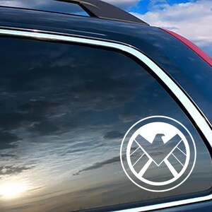 Marvel - Shield Symbol Vinyl Decal | Car Decal | Laptop Decal | Phone ...