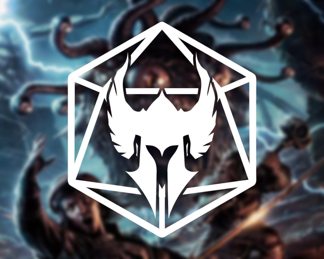 Dnd - Paladin Symbol in D20 Vinyl Decal | Car Decal | Laptop Decal ...