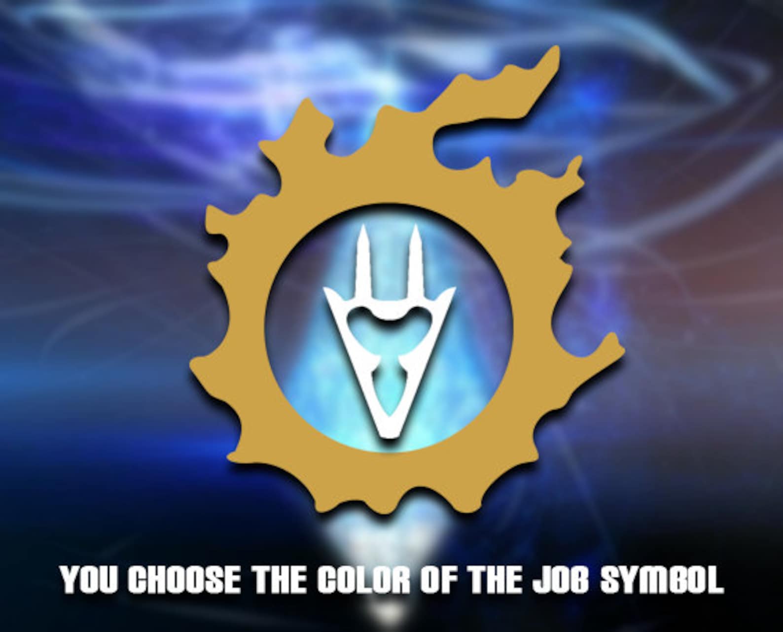 FFXIV - Dragoon in Main Scenario Quest Icon (DRG) (dual Color Gold MSQ ...
