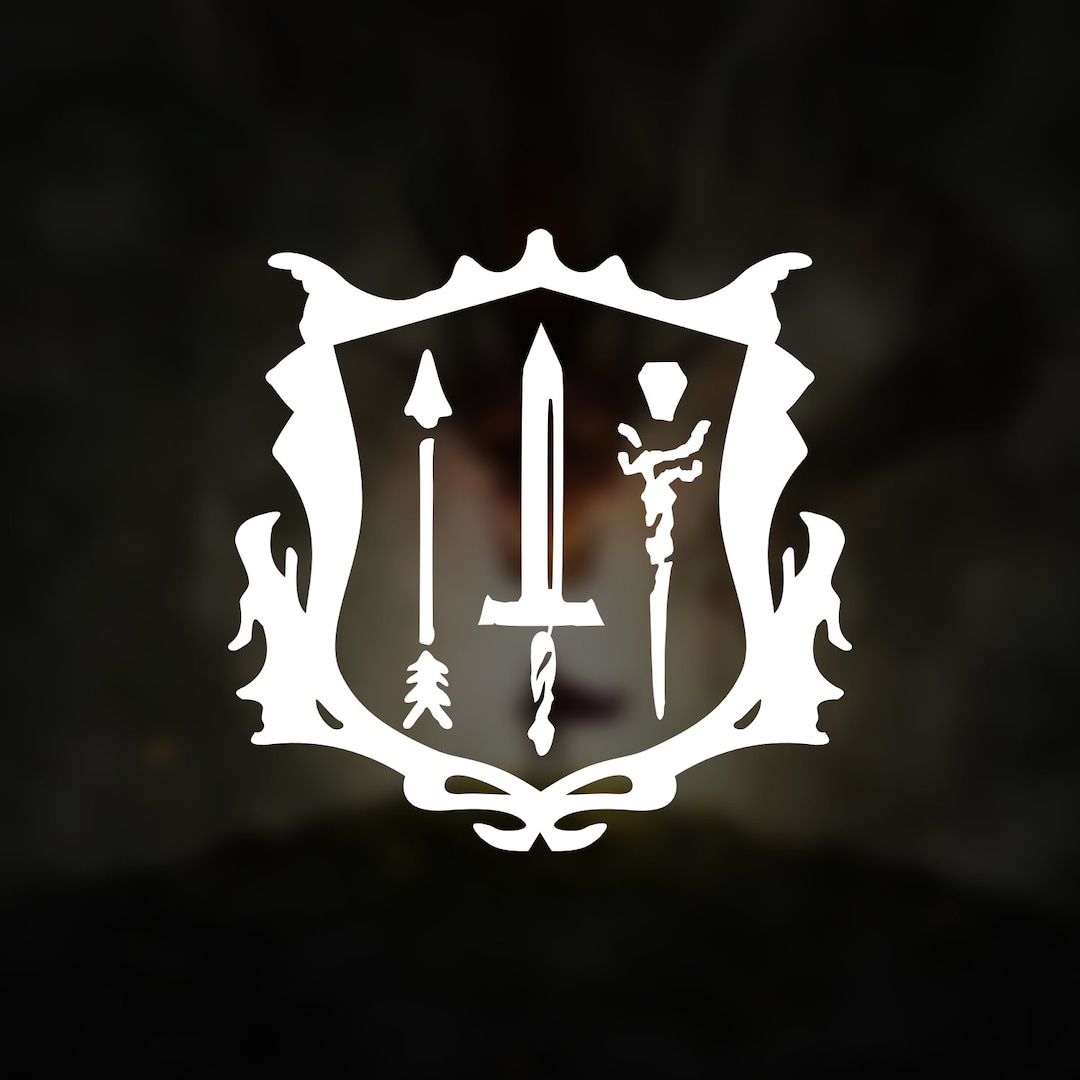 Dragon's Dogma 2 - Warfarer Vocation Icon Lined Vinyl Decal | Car Decal ...