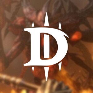 Diablo 3 - Diablo 3 Logo Lined Vinyl Decal | Car Decal | Laptop Decal ...