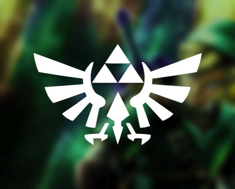 Zelda Triforce Wings Vinyl Decal Car Decal Laptop Decal - Etsy.de