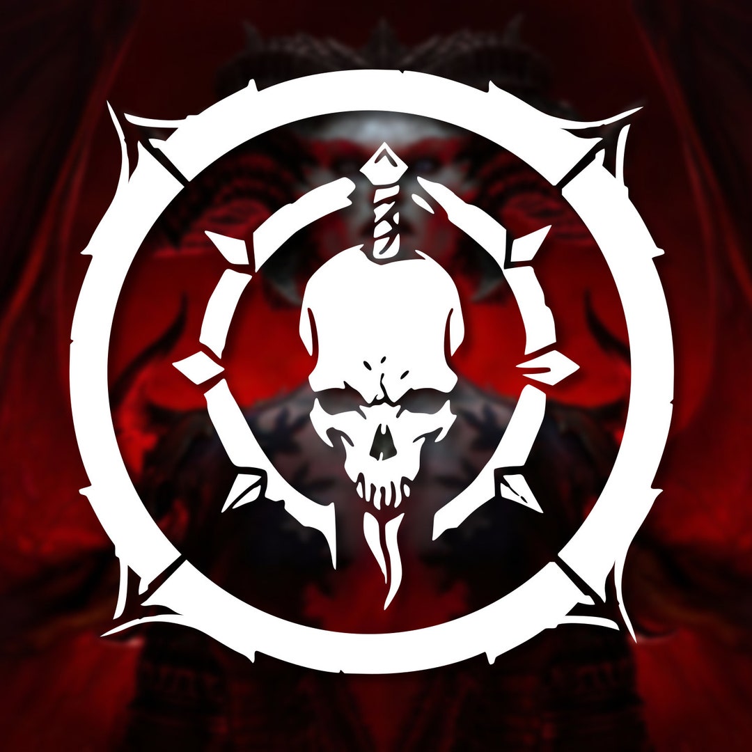 Diablo 4 Necromancer in Ring - Diablo 4 Necromancer Class Icon Lined ...