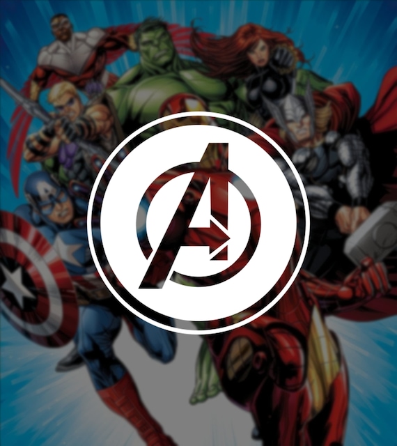 Marvel Avengers Icon Symbol Vinyl Decal Car Decal Laptop - Etsy