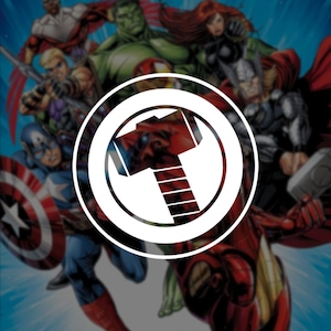 Marvel - Thor Symbol Vinyl Decal | Car Decal | Laptop Decal | Phone ...