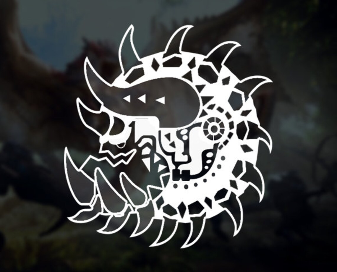 Monster Hunter World Radobaan Vinyl Decal Car Decal - Etsy
