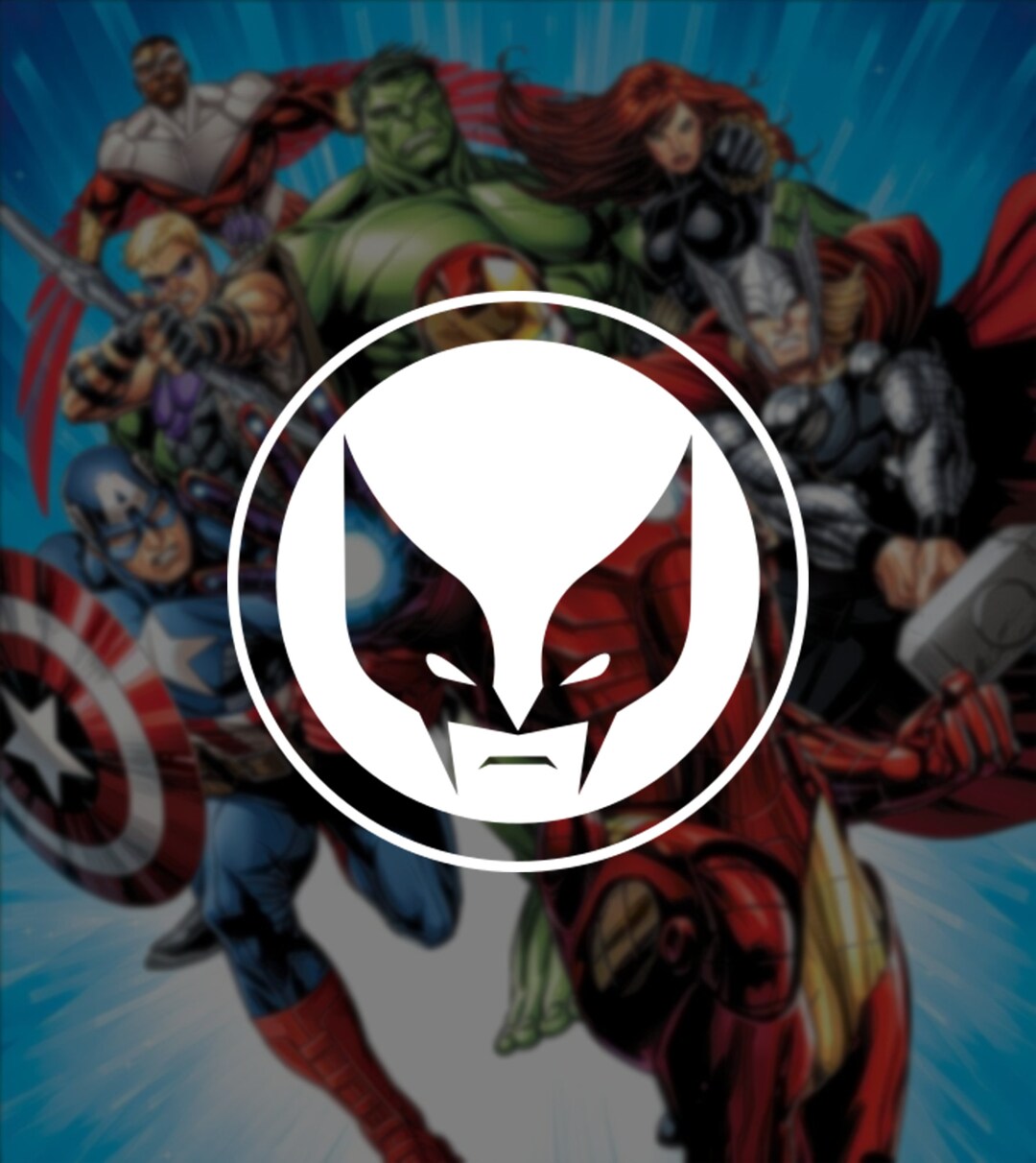 Marvel - Wolverine Symbol Vinyl Decal | Car Decal | Laptop Decal ...