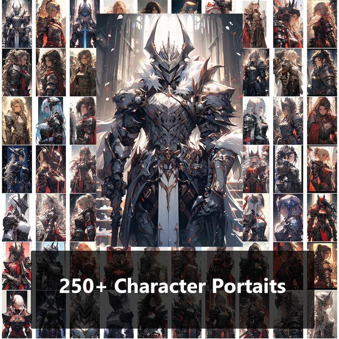 Dnd - Pathfinder - Tabletop RPG - Character Portraits Pack 9 - DM ...