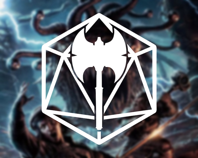 Dnd Barbarian Symbol in D20 Vinyl Decal Car Decal Laptop - Etsy Israel