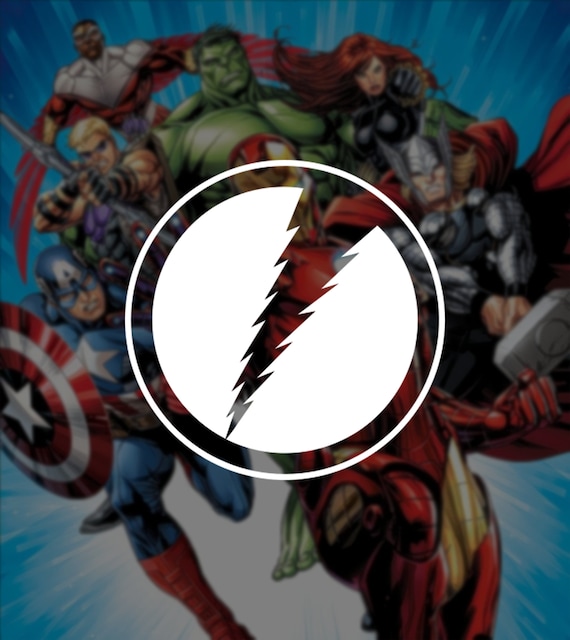 Marvel Quicksilver Symbol Vinyl Decal Car Decal Laptop | Etsy