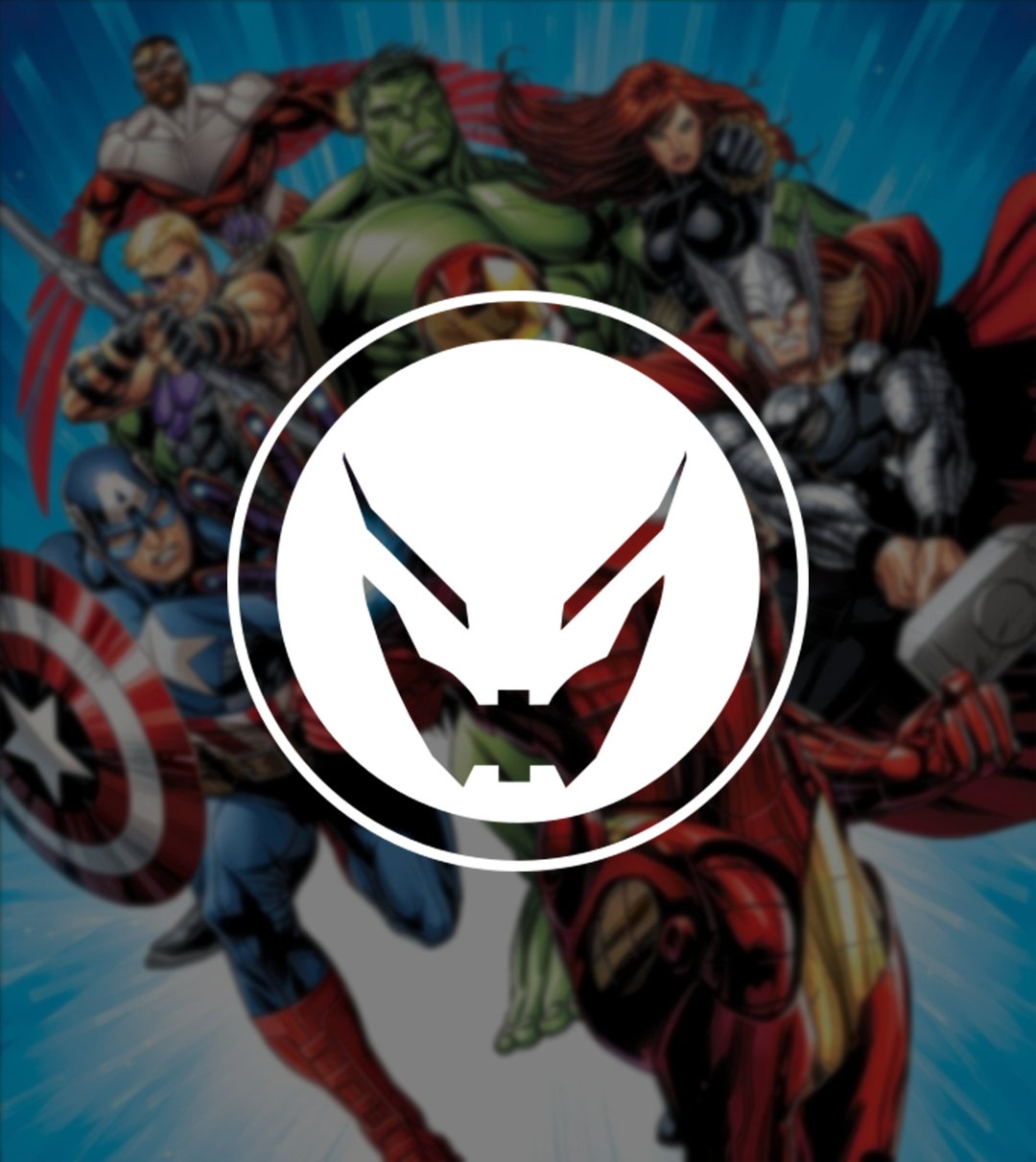 Marvel - Ultron Symbol Vinyl Decal | Car Decal | Laptop Decal | Phone ...