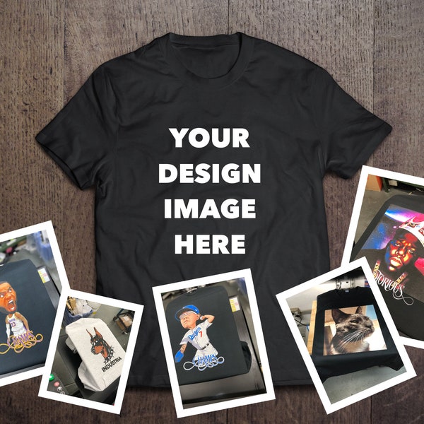 Custom Photo Printing T Shirt - Etsy