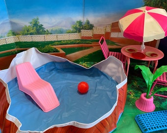 Vintage Barbie Pool - Etsy