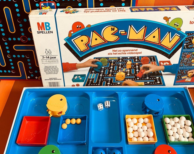Vintage Pac-man Board Game MB Games 1980 - Etsy