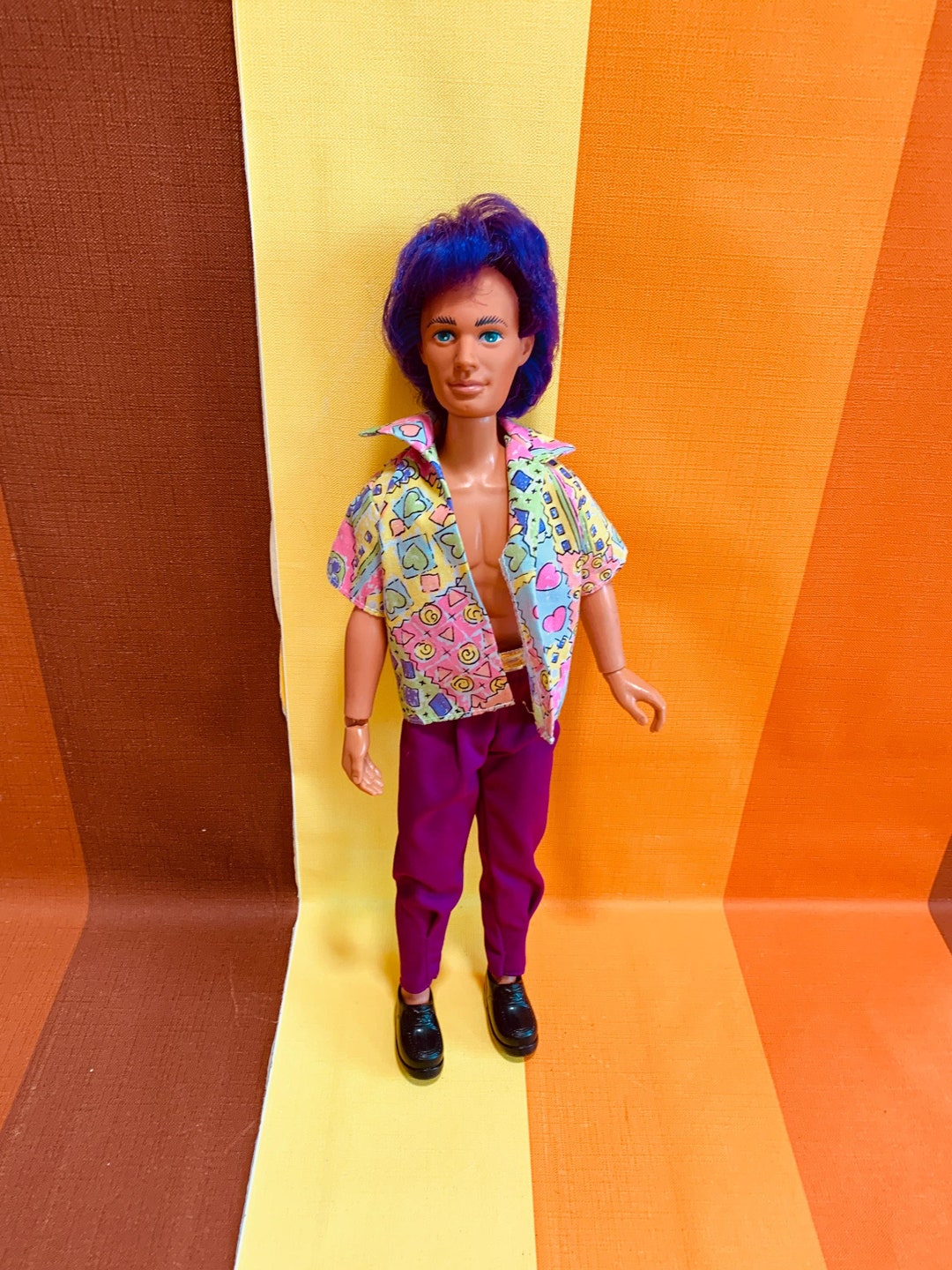 Vintage Jem and the Holograms Teenage Doll Rio Pacheco Purple Hair ...