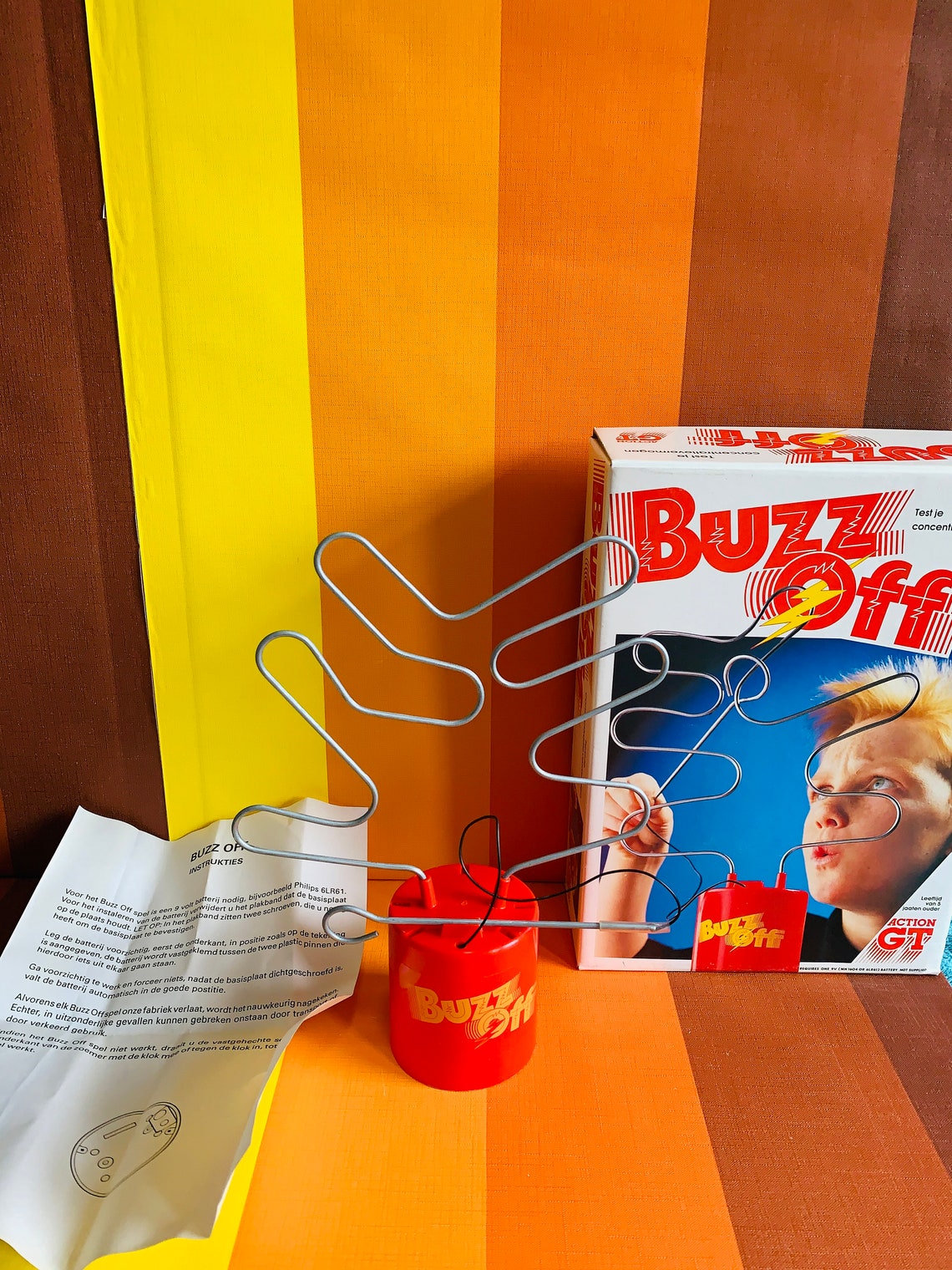 Vintage Game Buzz off Action Games and Toys 1989 Concentration - Etsy