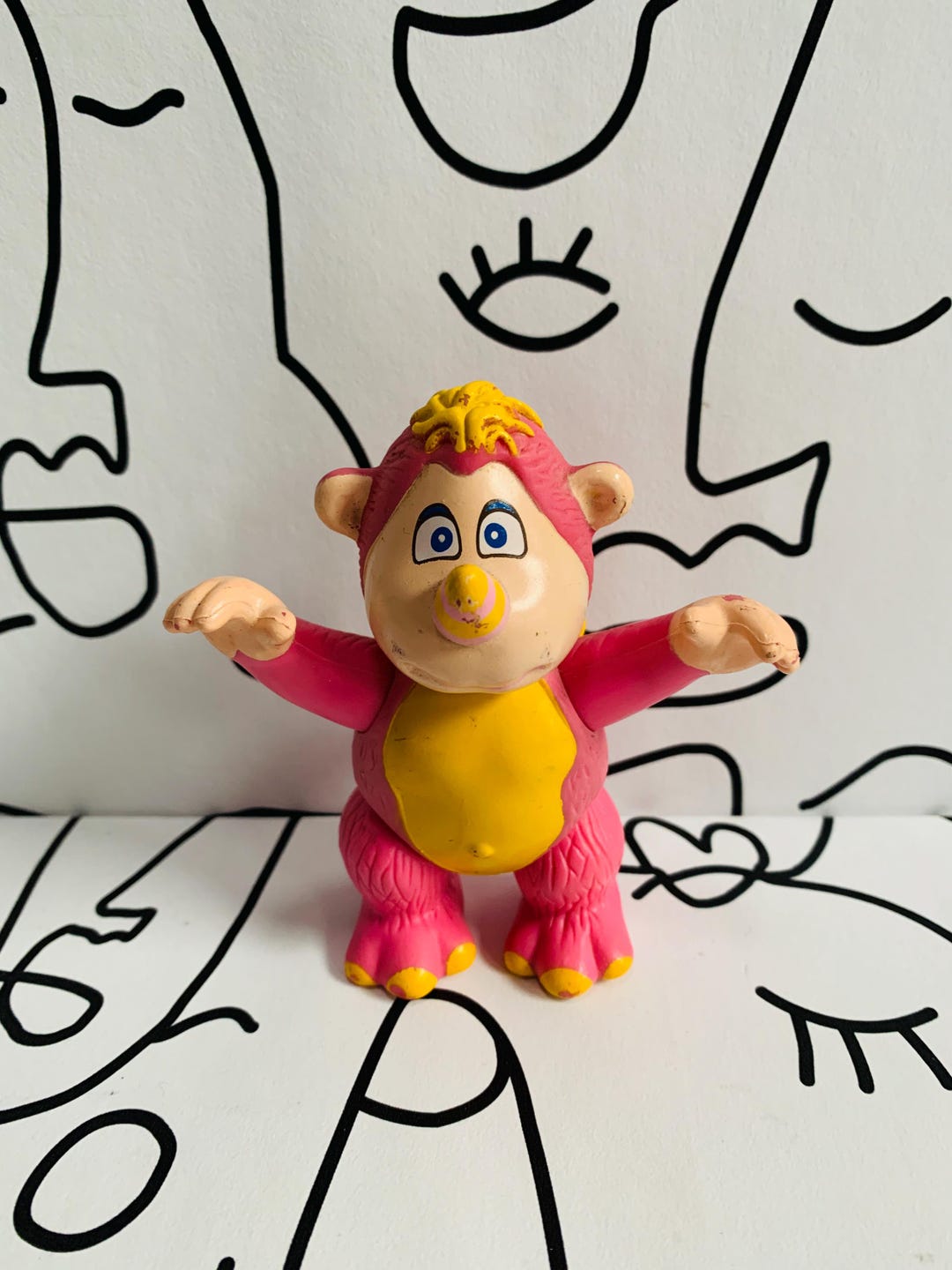 Vintage Wuzzle Action Figure Walt Disney 1985 Rhinokey Hasbro - Etsy