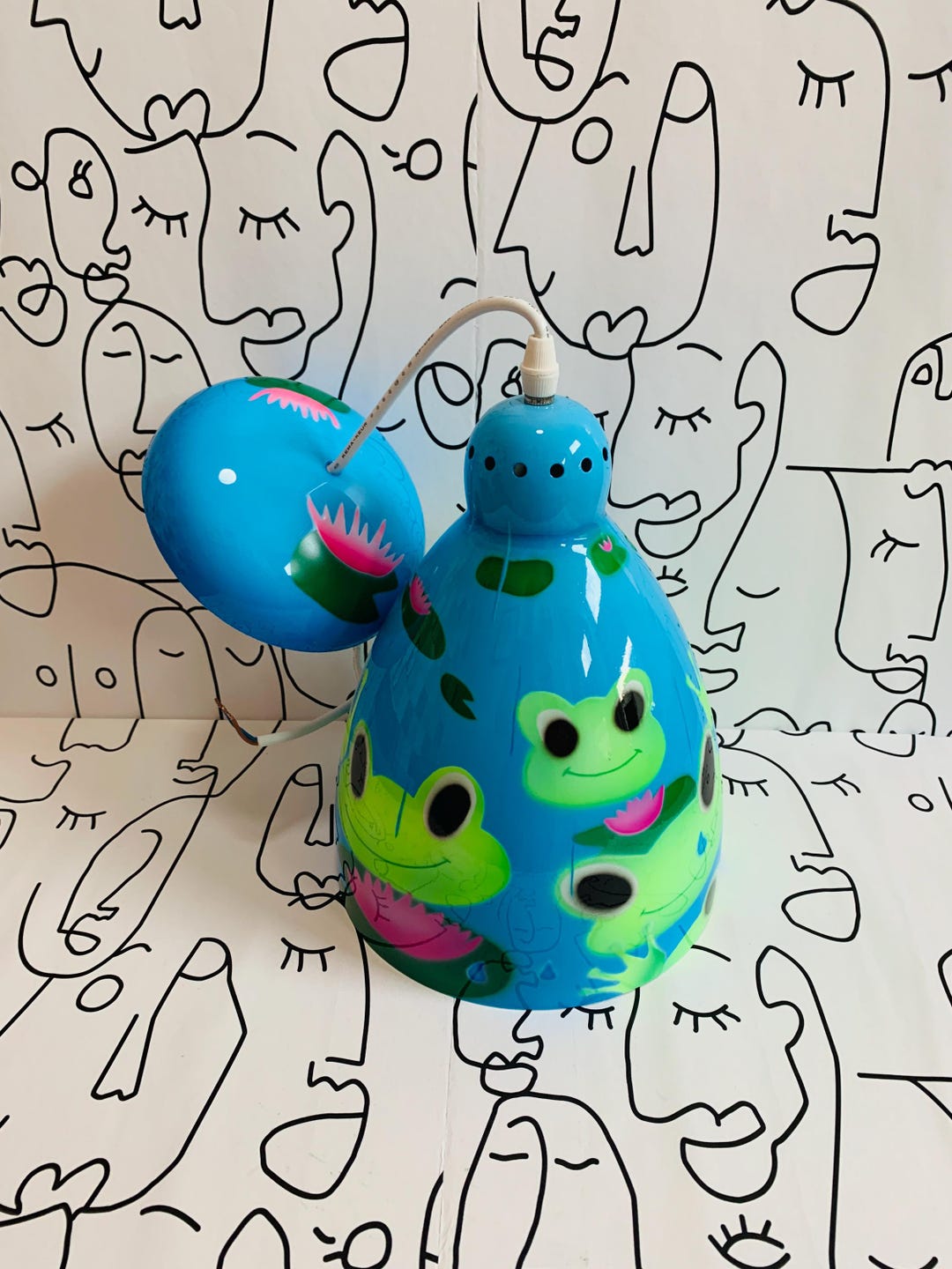 Vintage Hanging Lamp Pylones Frog Globetrotter 90s - Etsy